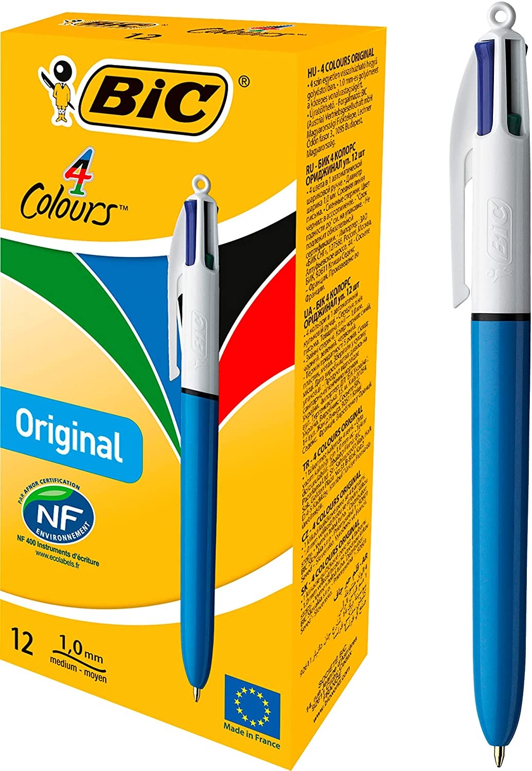BIC PENNA 4 COLORI ORIGINAL - Conf. da 12 — Nbg Shop | L'ingrosso che ...